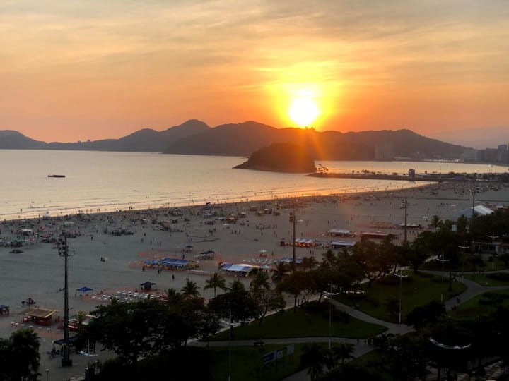 Maravilhosa Vista Para O Mar! - Santos