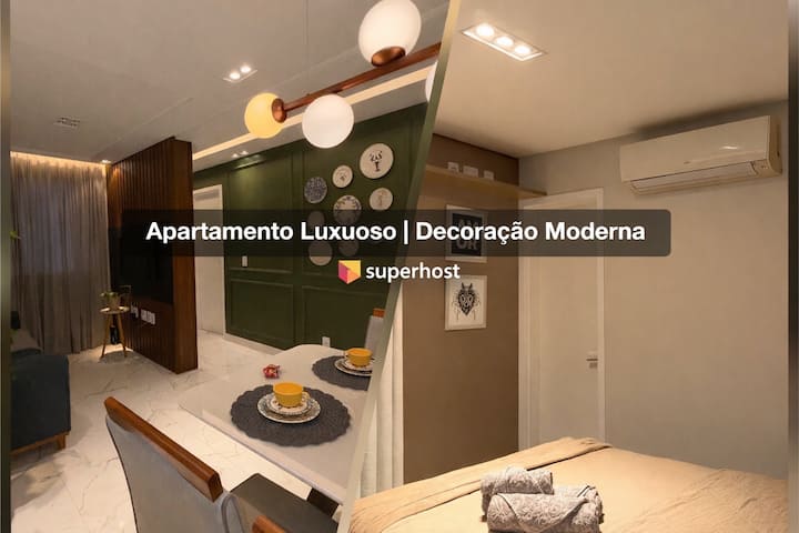 Apartamento Luxuoso | Decoração Moderna - Vitória da Conquista