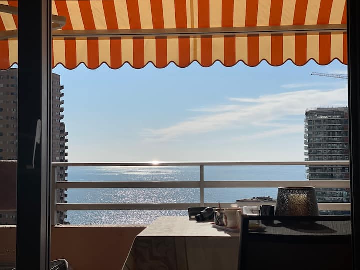 Luxueux T3 Vue Mer + Parking Privé + Grand Jardin - Roquebrune-Cap-Martin