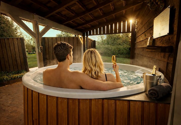 Wellness Tuin Privé Hottub, Sauna, Jacuzzi, Haard - Venlo