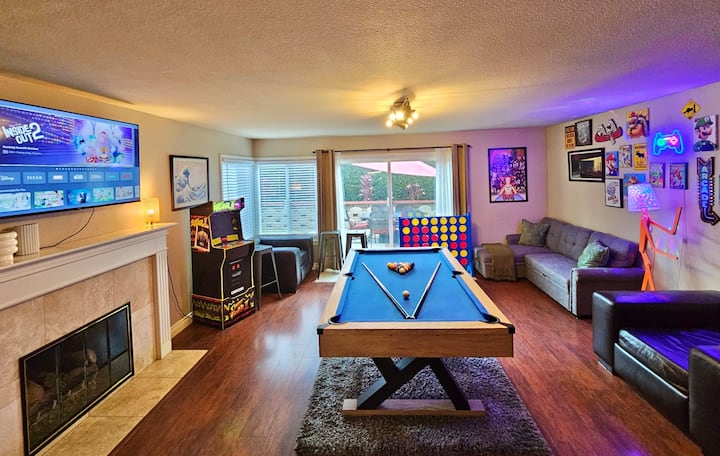 Cozy Home|near Disneyland|gameroom|oc|csuf|knotts - Brea, CA