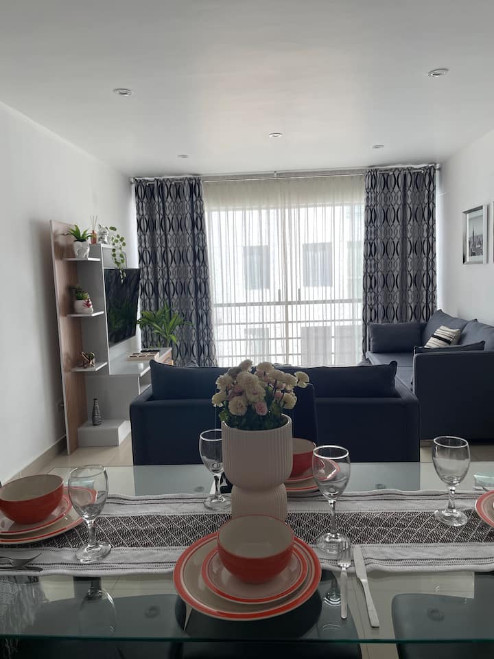 Acogedor Departamento En El Golf 2br 2 Baños D206 - Salaverry