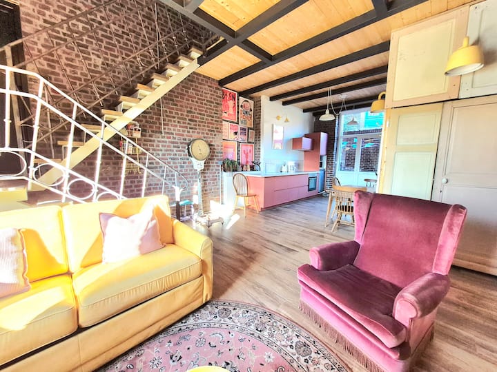 Yellow Factory:parking Privé, Métro,self-checking - Roubaix