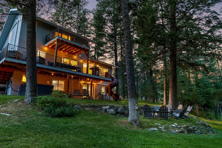 Mountain View 5 King Beds Retreat With Hot Tub - Montana