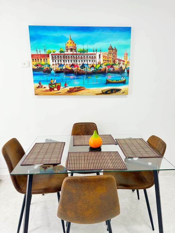 Apartamento Céntrico Cerca De La Ciudad Amurallada - Cartagena, Colombia