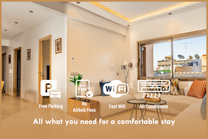 Grand Appartement à Proximité Du Jardin Majorelle - Marrakesh