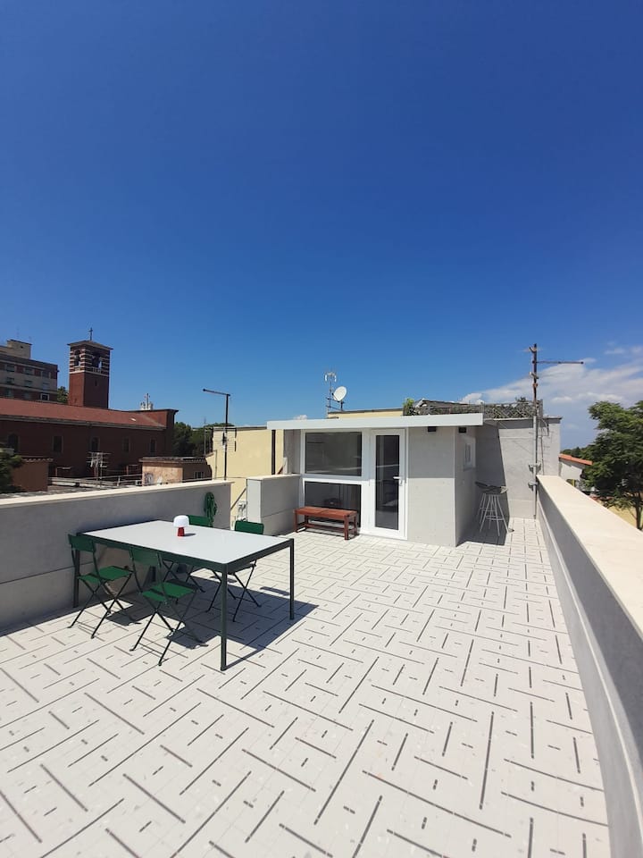 Bilocale Pigneto, Terrazza Comune - Rome