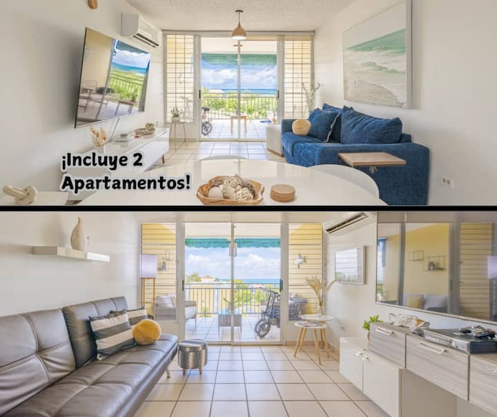 Exceptional Ocean View Balcony W/pool Near Cayos - Guanica