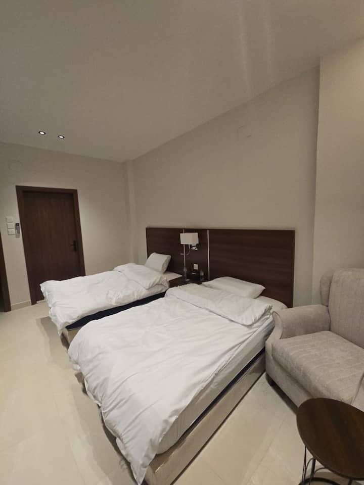 غرفه بسريرين مفرد بالقرب من المسجد النبوي جناح 9 - Medina