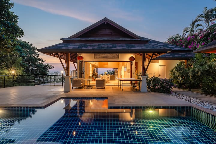 Patong Seaview 5-br Villa, Breakfast/shuttle/chef - Patong Beach