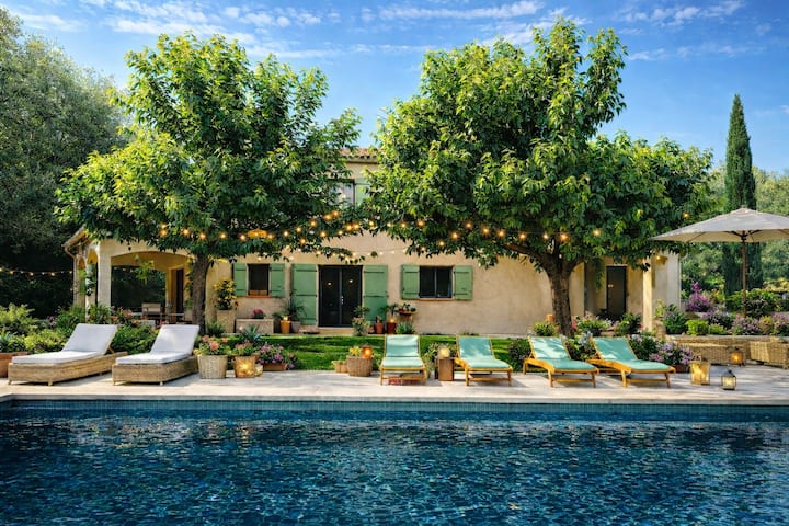 Villa Provençale Avec Piscine, Calme Absolu & Clim - Mimet