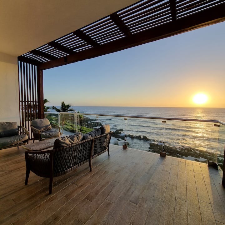 Lindo Departamento Frente Al Mar - Akumal