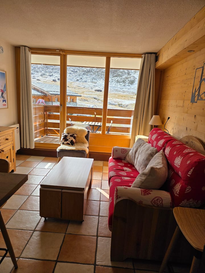Studio Cabine Plein Sud Skis Aux Pieds + Wifi - Tignes