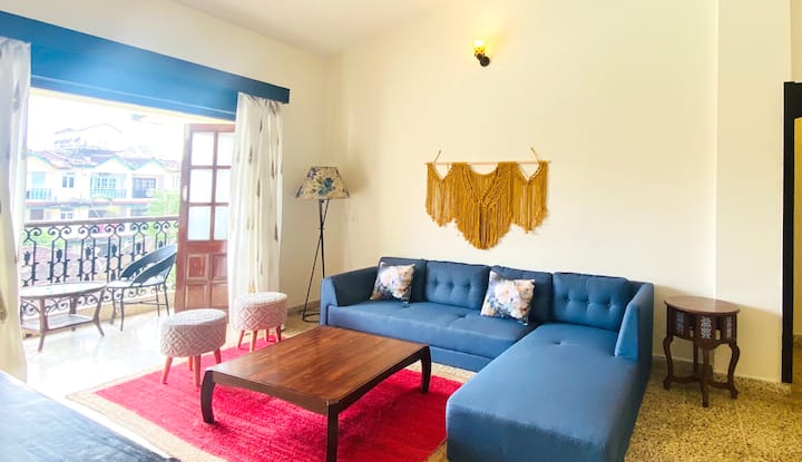Lavish Pool Facing 3bhk Flat Near Calangute Beach. - Goa