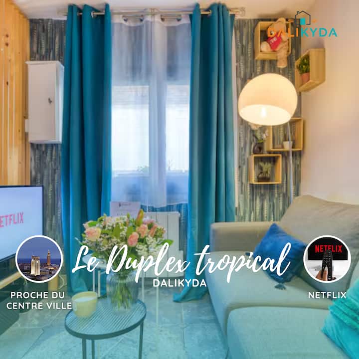 Dalikyda - Le Duplex Tropical - Central - Reposant - Plage du Havre