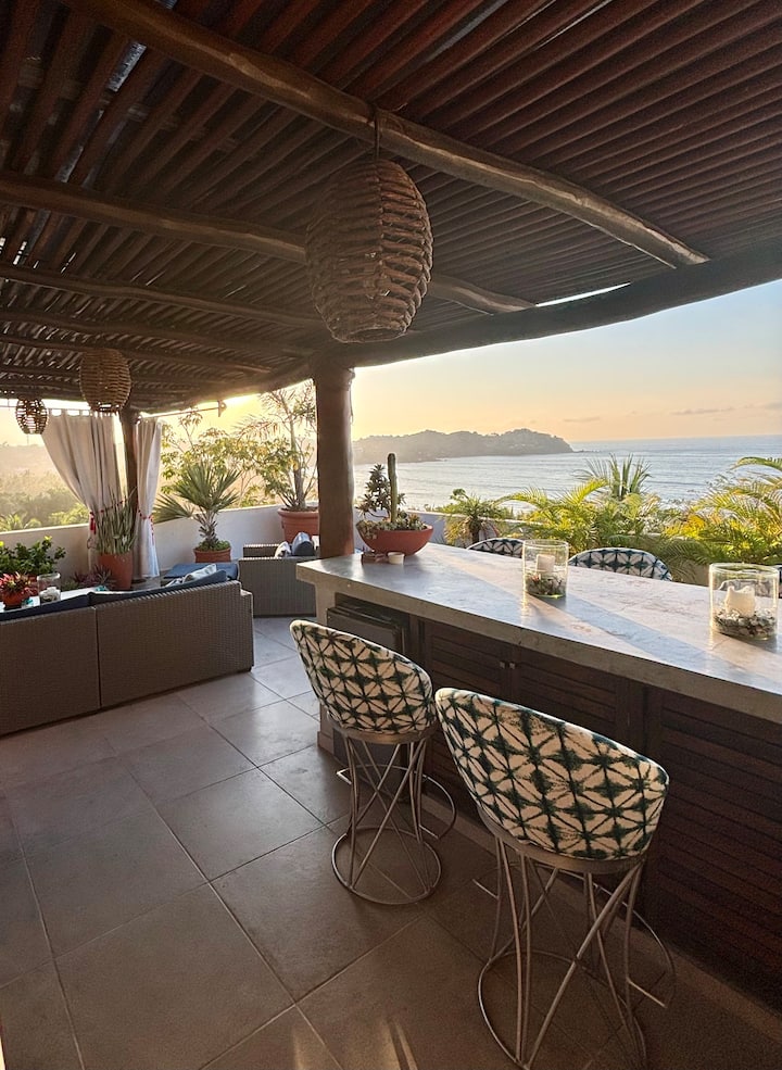Ocean & Mountain View Penthouse - Sayulita