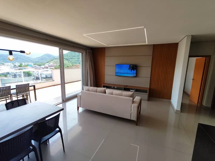 Cobertura Alto Padrão, 3 Quartos, 2vagas, Piscina - Ubatuba