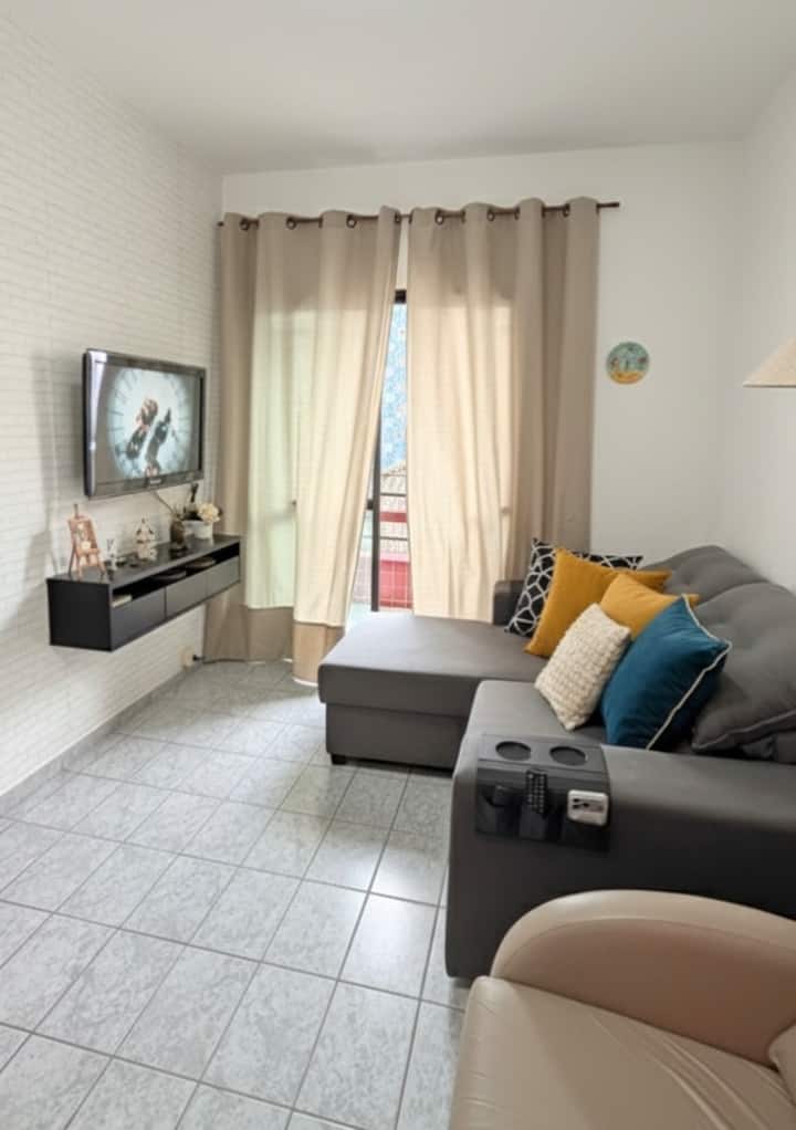 Vista Para O Mar • 300m Da Praia • Canto Forte - Santos