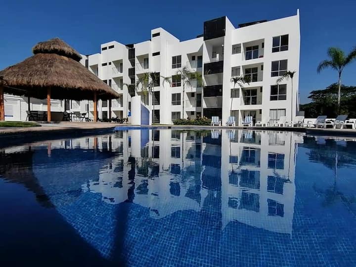 Condominio, Planta Baja, Alberca - Manzanillo, Colima, Mexico