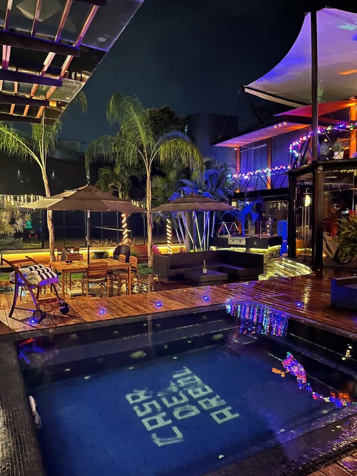 “Casa Del áRbol” Padel/bar/gym/hot Jacuzzi - Cuernavaca
