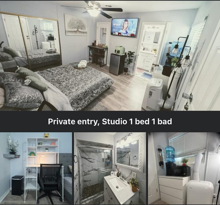 Unita Separate Private Entry Master Bed Neardisney - Stanton, CA