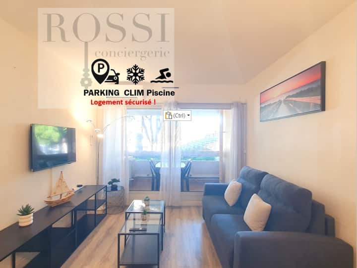 T1bis Incas *Parking *Clim *Piscine *Centre-ville - La Grande-Motte