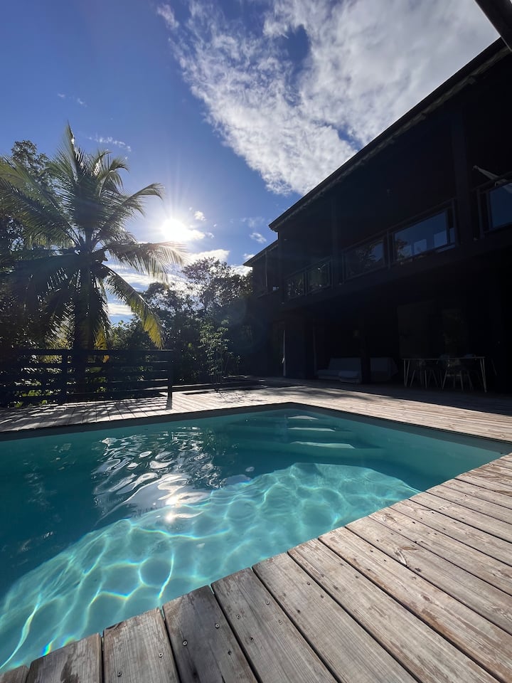 Villa Good Vibes Et Piscine En Forêt - Guadeloupe