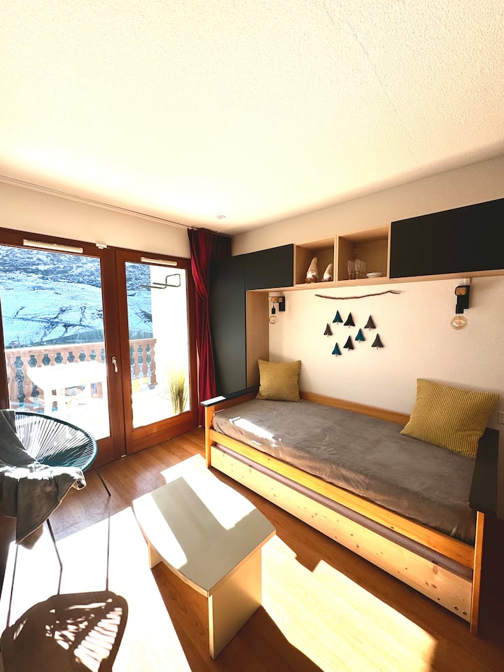 La Mongie, App T2 Pied Des Pistes Avec Piscine - Lac de l'Oule