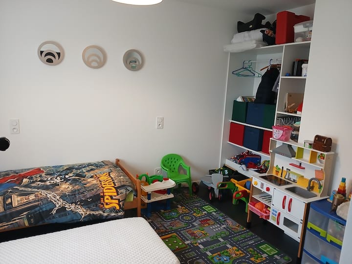 Chambre 2 Lits 190x80 - Aizenay