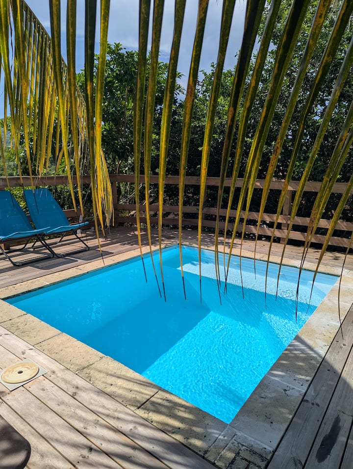 T3 Rénové Bac à Punch Privé "Habitation Poemana" - Martinique