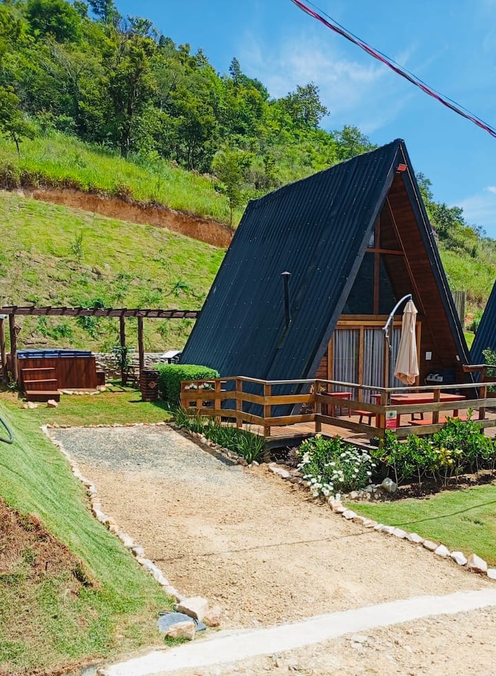 Chalé Na Serra Com Jacuzzi/hidro/bbq/exclusivos - Serra Negra