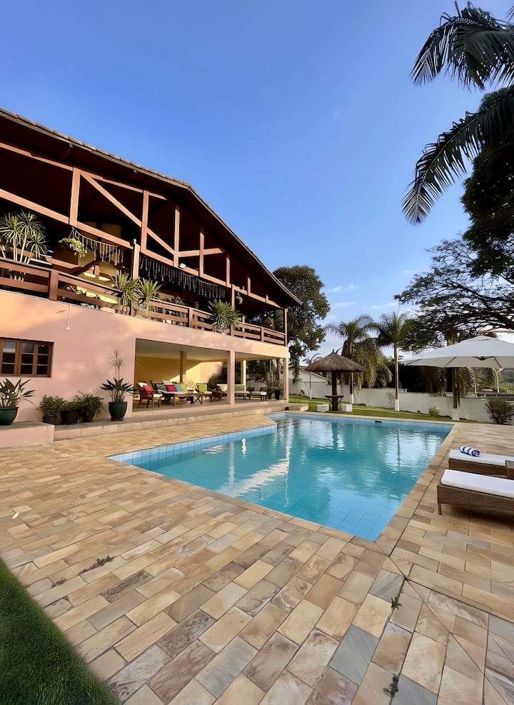 Refúgio Com Piscina A 1h De Sp - Atibaia