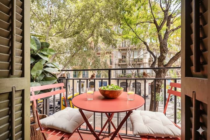 Group Flat 3 Nice Flats 9-bedr 5-bath 17 People - Barcelona