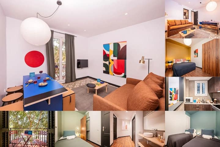 Mir Groupflat 3 Nice Flats 9 Bedr 6 Bath 18 People - Catalogne