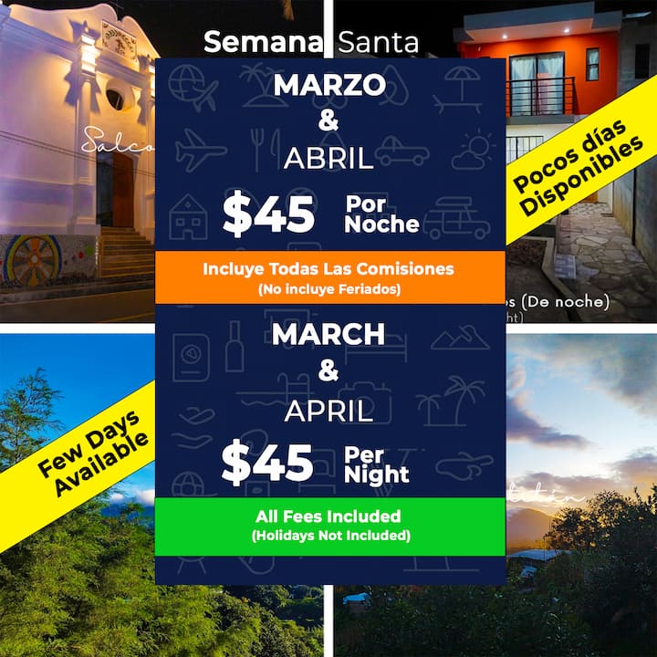 Ruta De Las Flores | 2 Min From Salcoatitán D-town - El Salvador