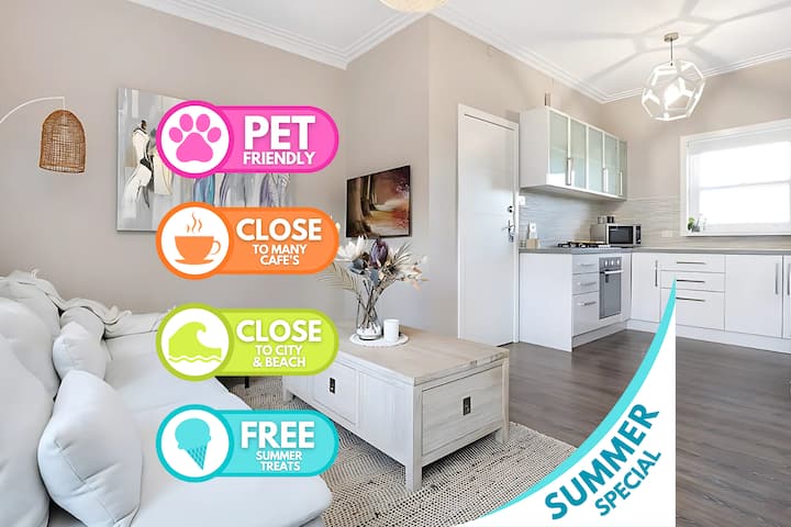 Luxe 2 Bed Apartment - Walk To Beach - Wollongong - Wollongong