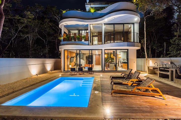 Luxury Eco-villa Tzabcan - 圖盧姆