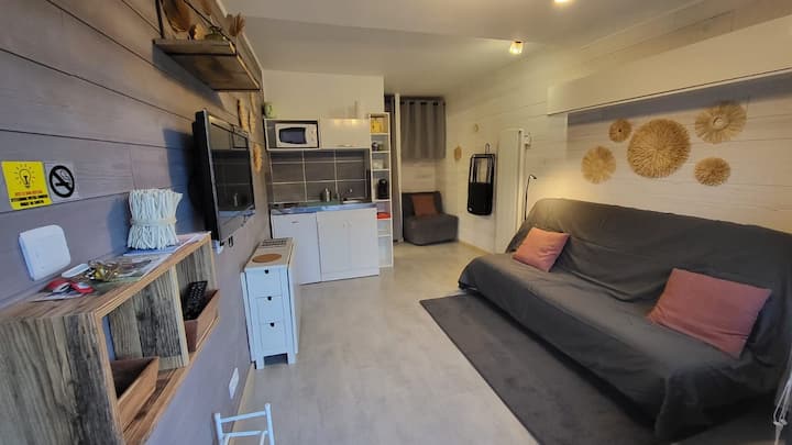 Studio 2/3 Personnes + Terrasse - Orcières Merlette