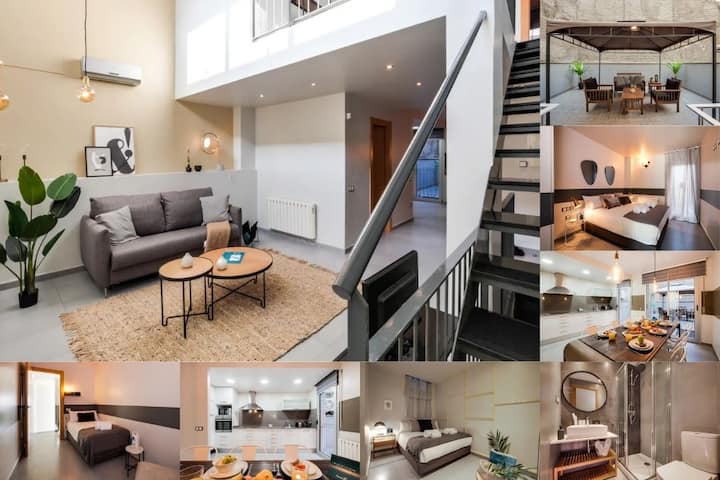 Nice 7 Bedroom Apartment Sants Capacity 15 People - Barcelona