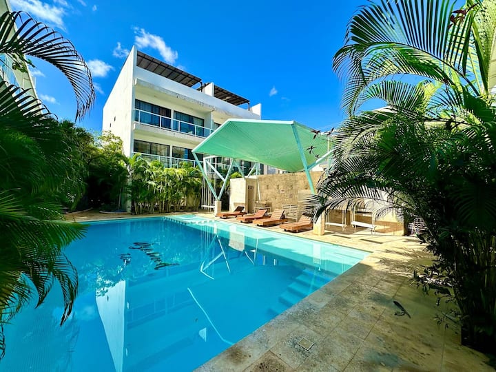 Bright Apto In A Central Area: King Bed+fast Wifi - Paradise Beach