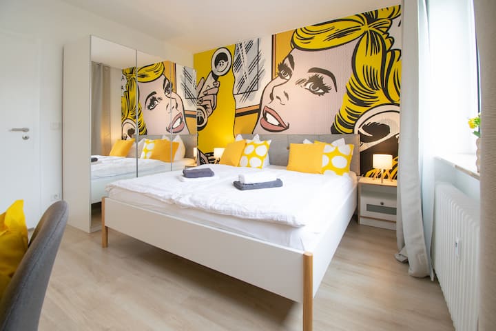 New! Modernes 2 Zimmer Apartment | Zentral | 5pers - Essen