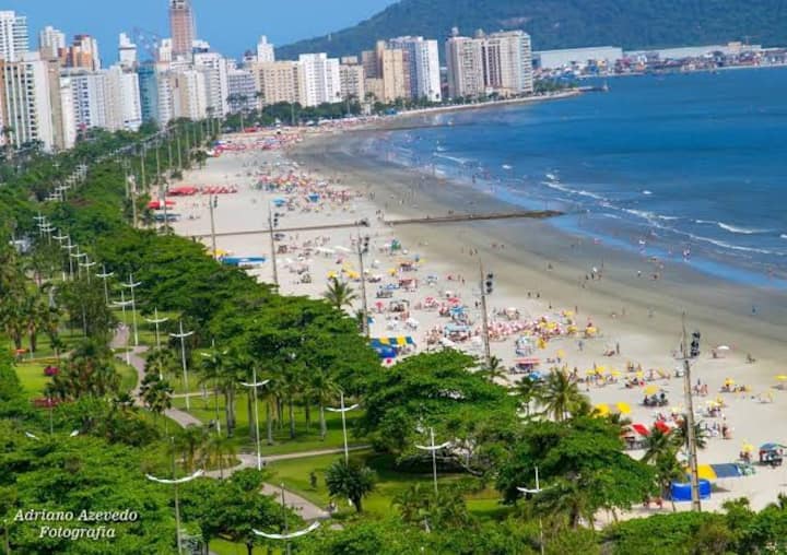 Apartamento 2 Quartos. Gonzaga. A.d. Moreira. - Santos State