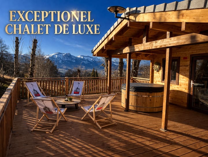 Chalet Luxe+ Spa +Terrasse 50 M²+accès Aux Pistes - Hautes-Alpes