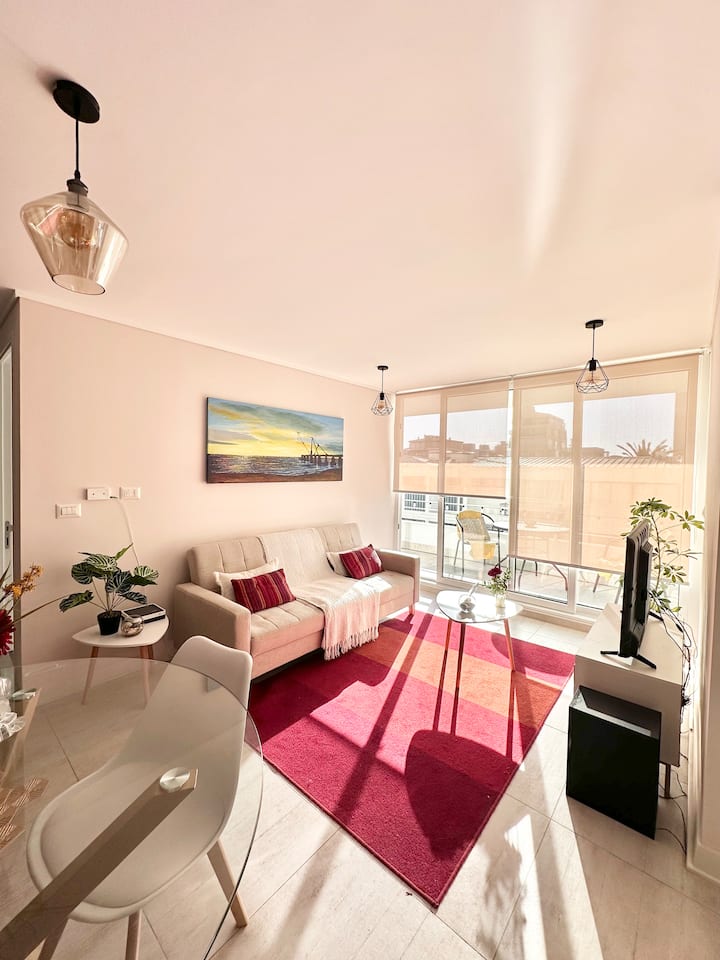 Depto Nuevo A Pasos De La Playa Y Restaurantes - Viña del Mar