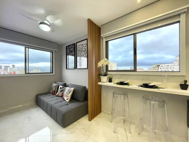 Apto Novo Decorado Com Vaga Próximo A Av. Paulista - São Paulo