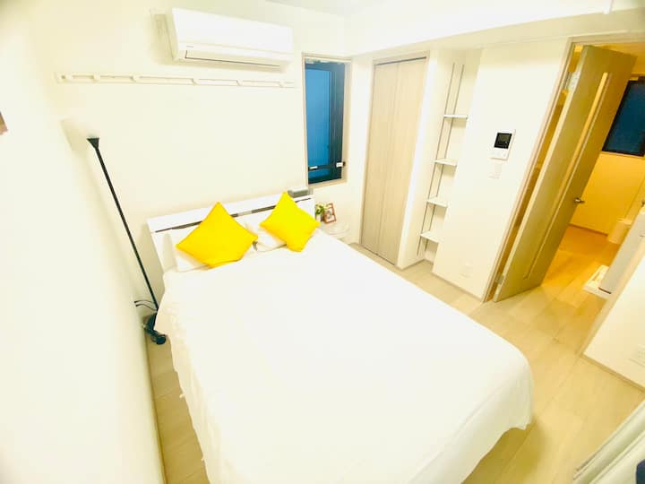 新宿怡家旅馆201房-限时超大优惠/直达新宿核心商圈/双轨交汇站口/站口1分钟/独立空间齐全设施 - Shibuya