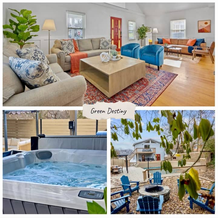 Green Destiny! 7min To Dt Cincy, Pool & Hottub - Covington, KY