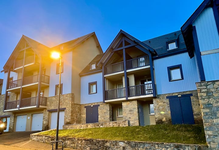 Grand Appt 8 Pers Peyragood 2 Balcons Draps Inclus - Ecole de Ski Français des Agudes