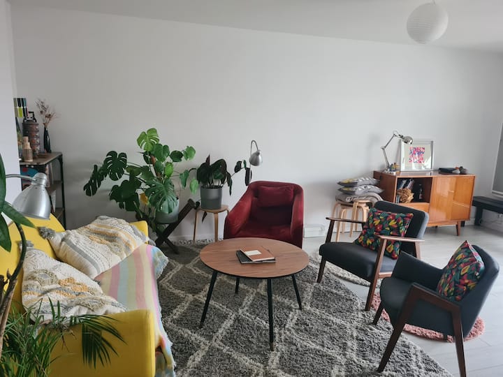Nouveau: Grand Appart Calme, Balcon, 3 Mn Du Métro - Villeurbanne