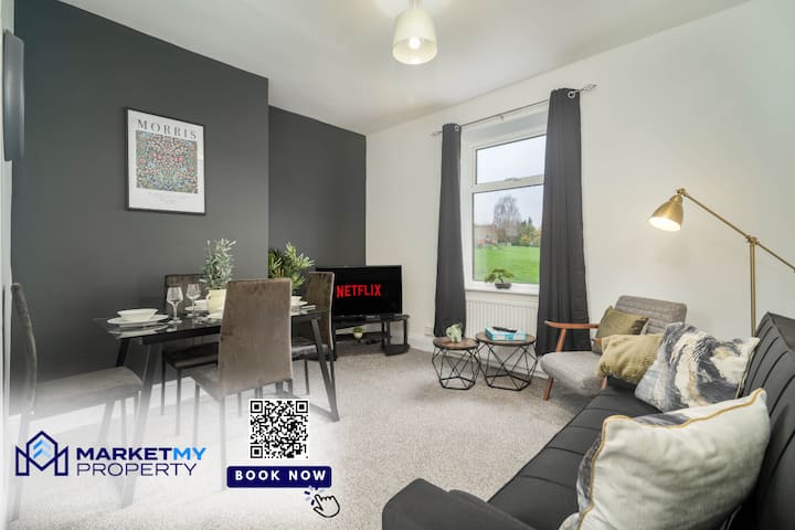 Ruby House - 2 Bedroom Huddersfield Yorkshire Flat - Huddersfield